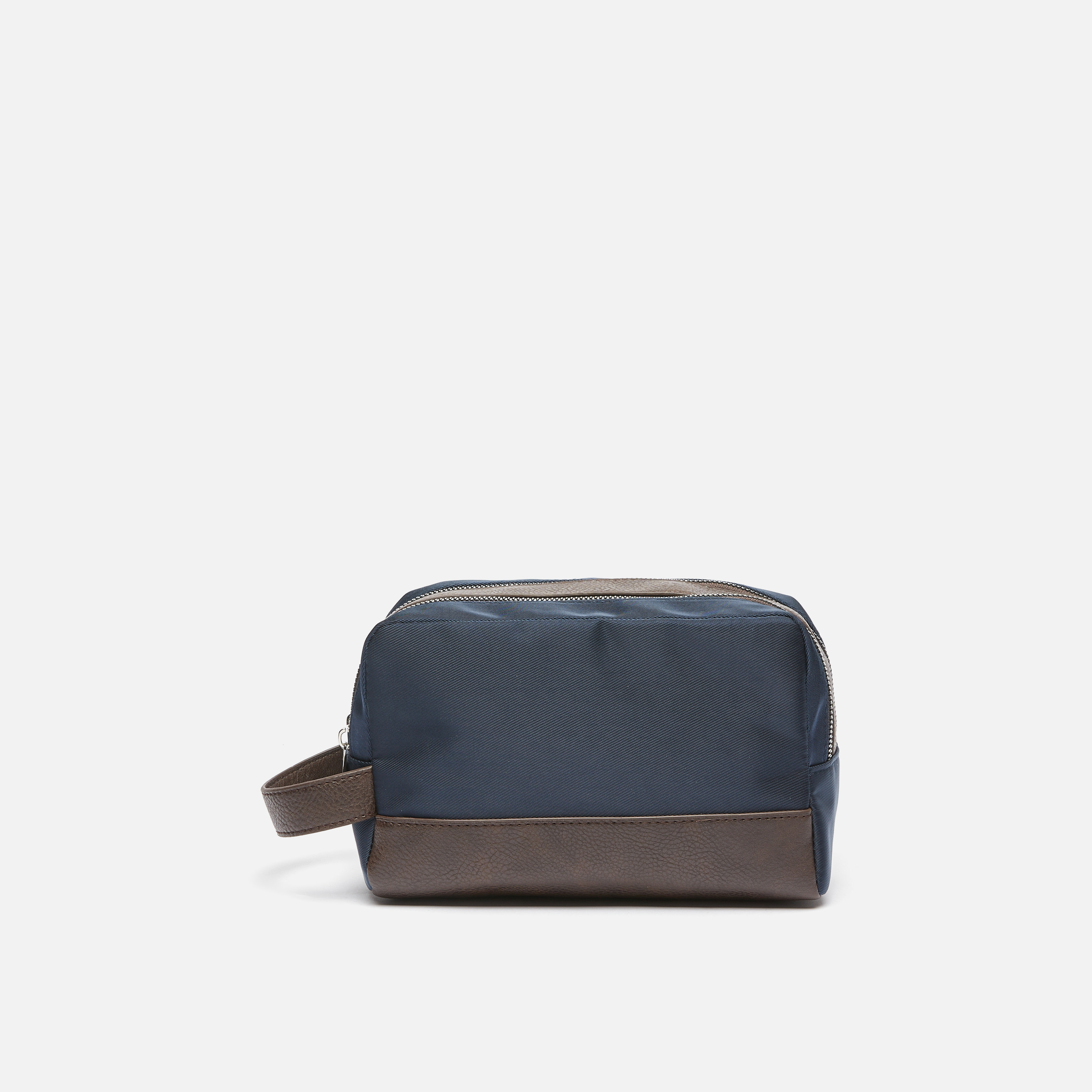 Shop Colorblock Pouch with Zip Closure and Wrist Loop Online | Max UAE