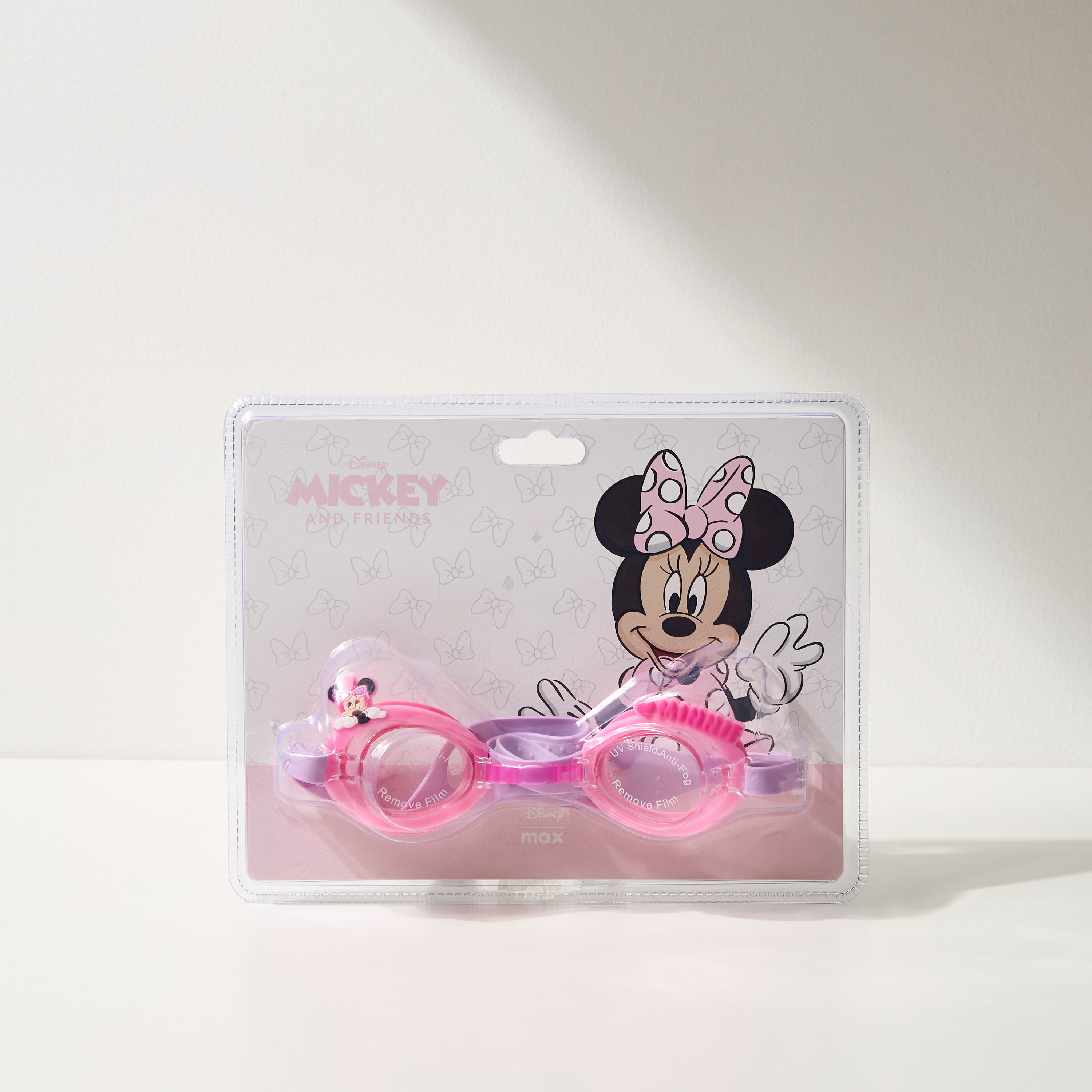 Shop Embossed Minnie Mouse Swim Goggles Online | Max Oman