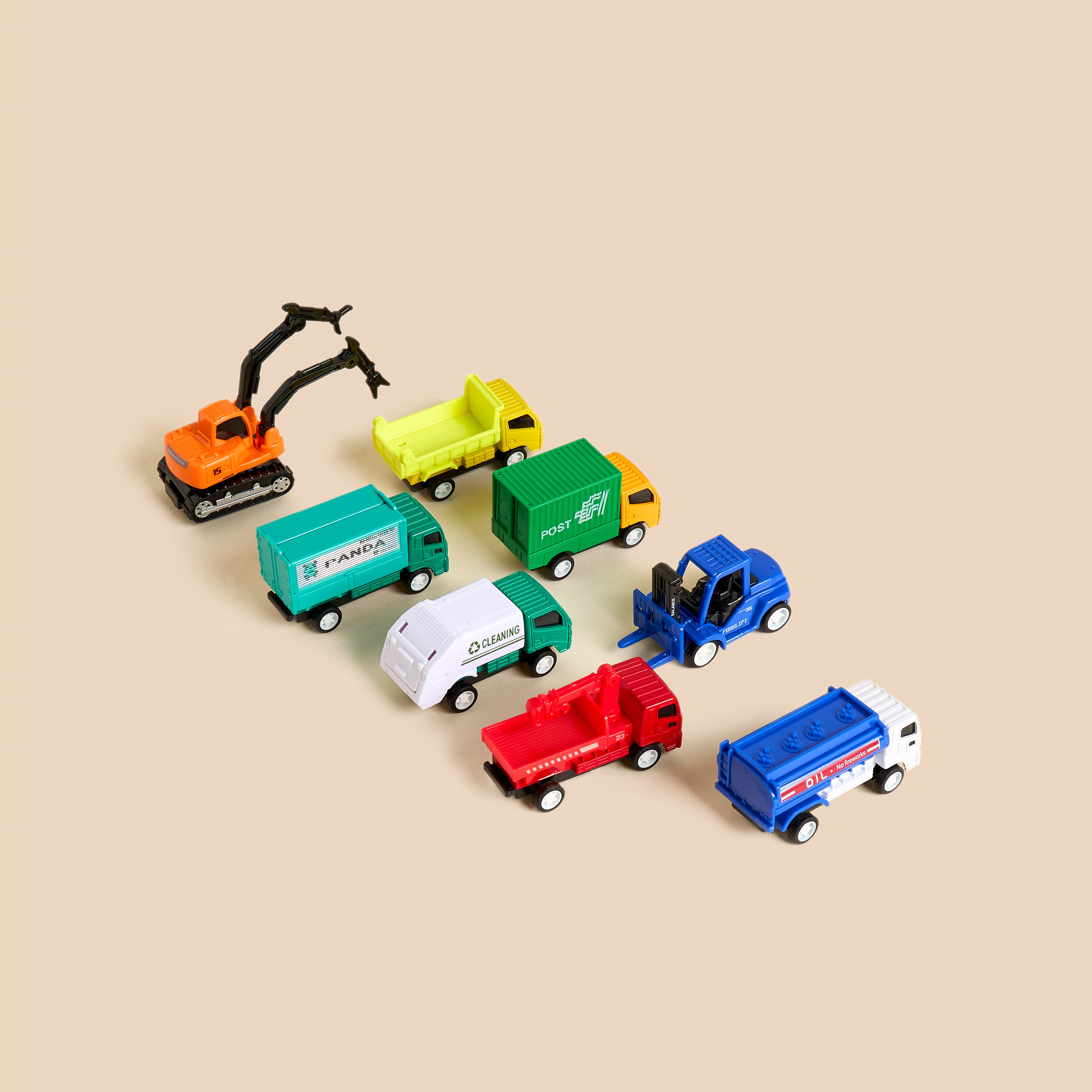 Shop Assorted 8-Piece Pull Back Toy Vehicle Set Online | Max Qatar