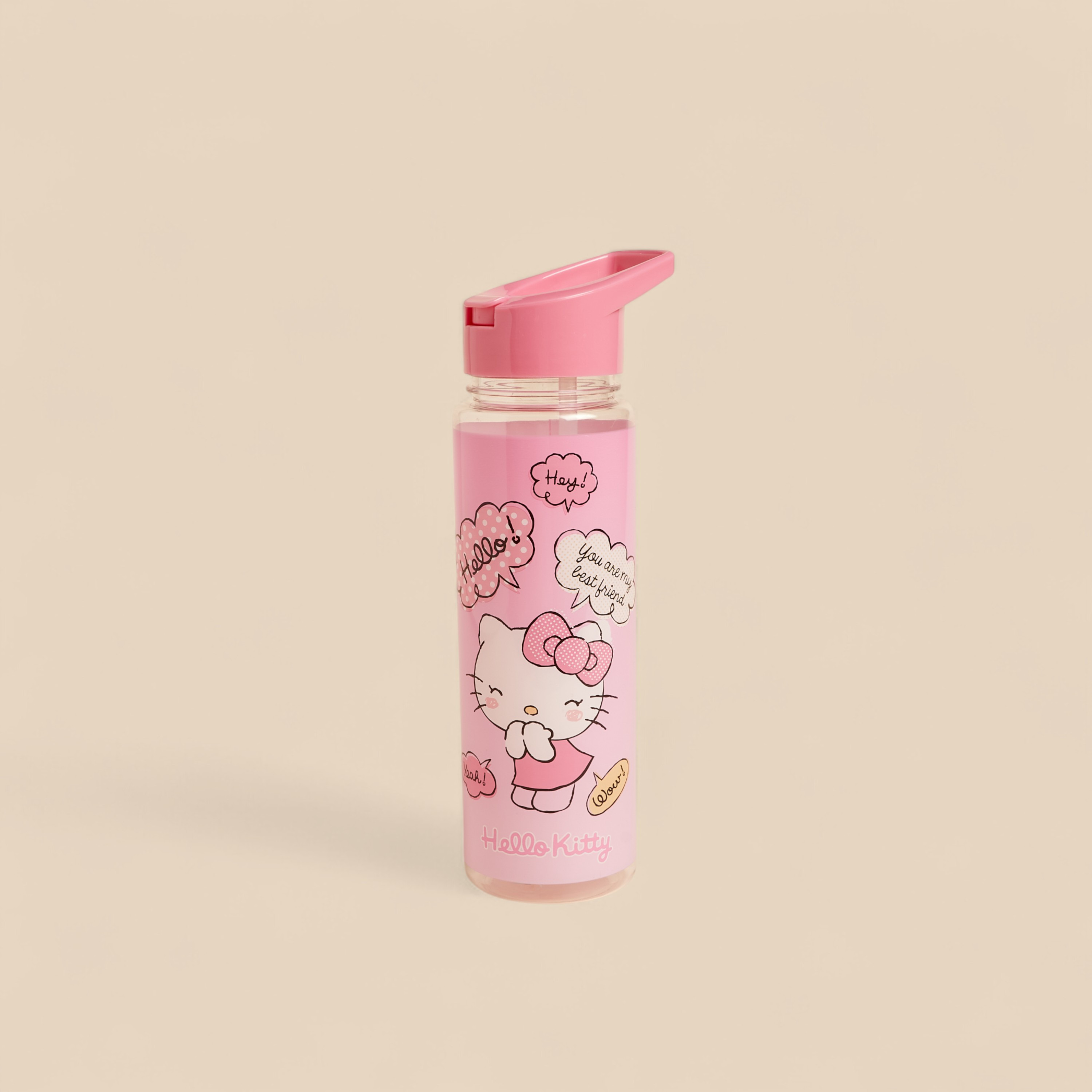 Shop Hello Kitty Print Water Bottle - 700 ml Online | Max Kuwait