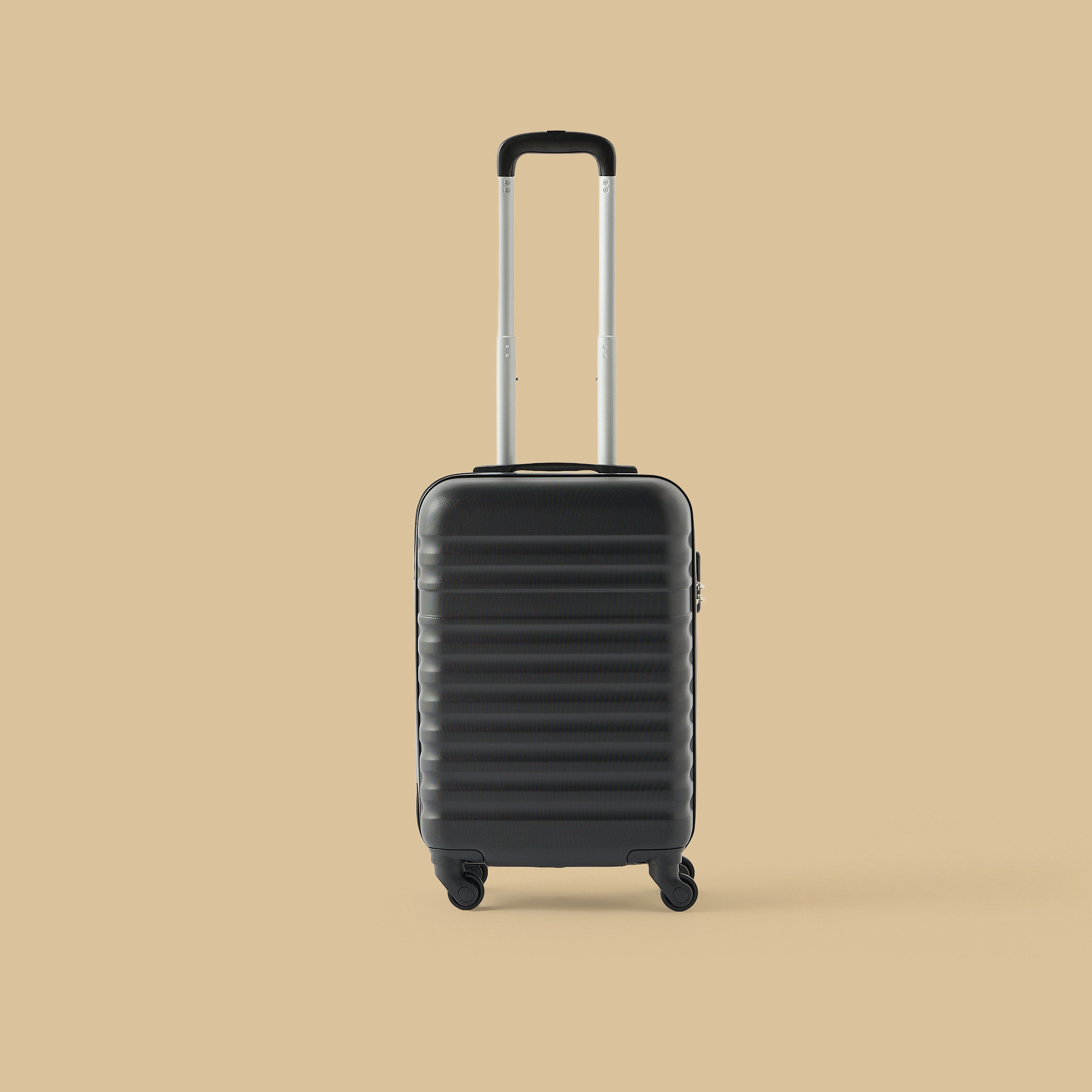 Shop Ribbed Hardcase Trolley Bag Online | Max UAE