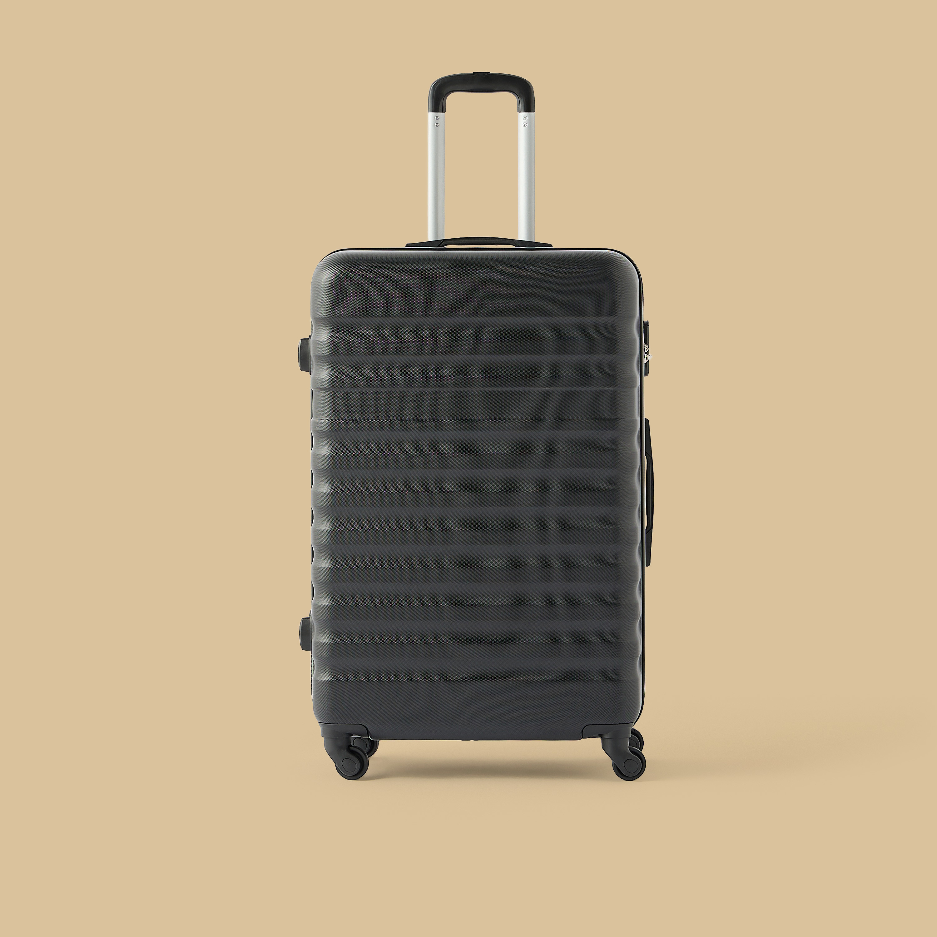Shop Ribbed Hardcase Trolley Bag Online | Max UAE