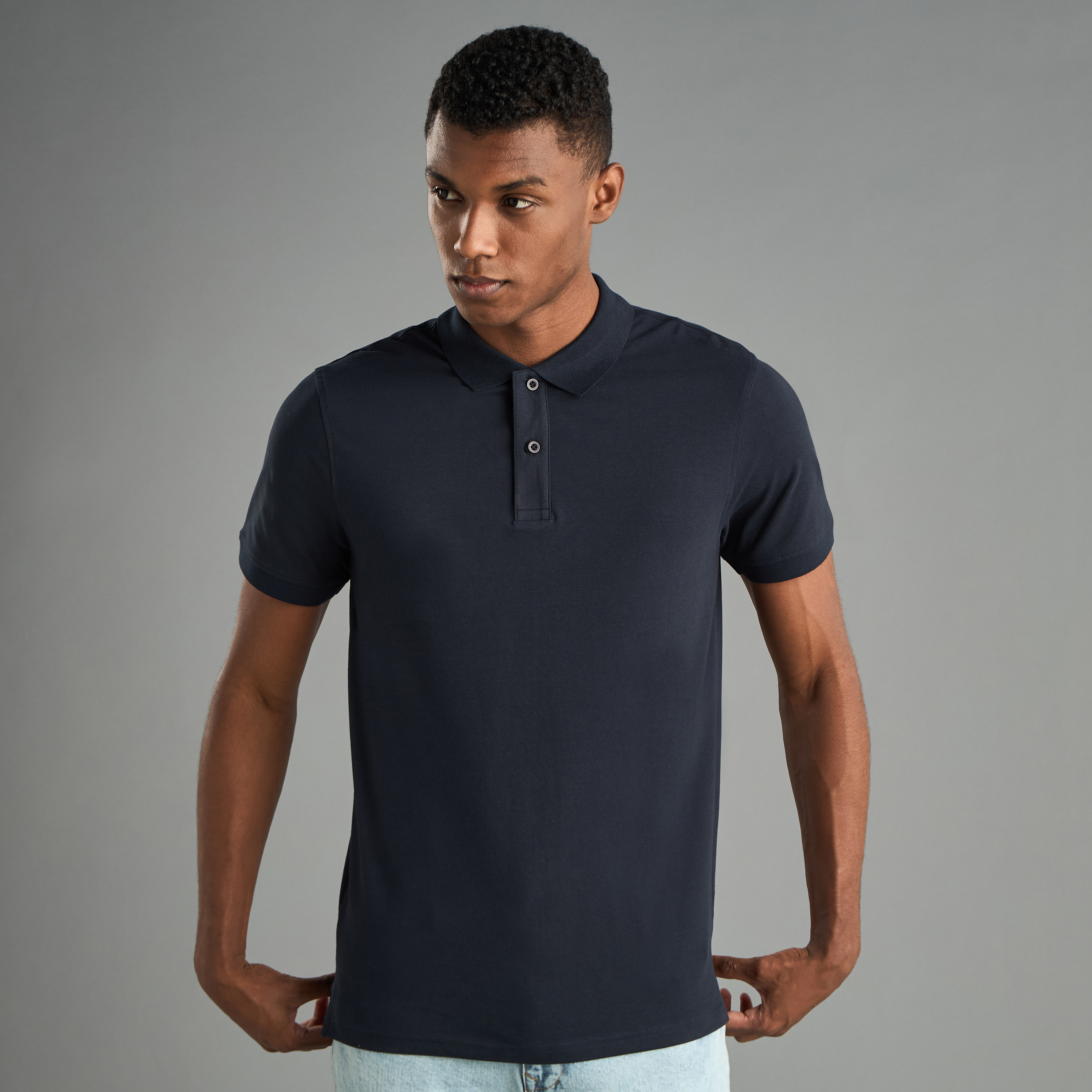 Shop Plain Polo T-shirt Online | Max UAE
