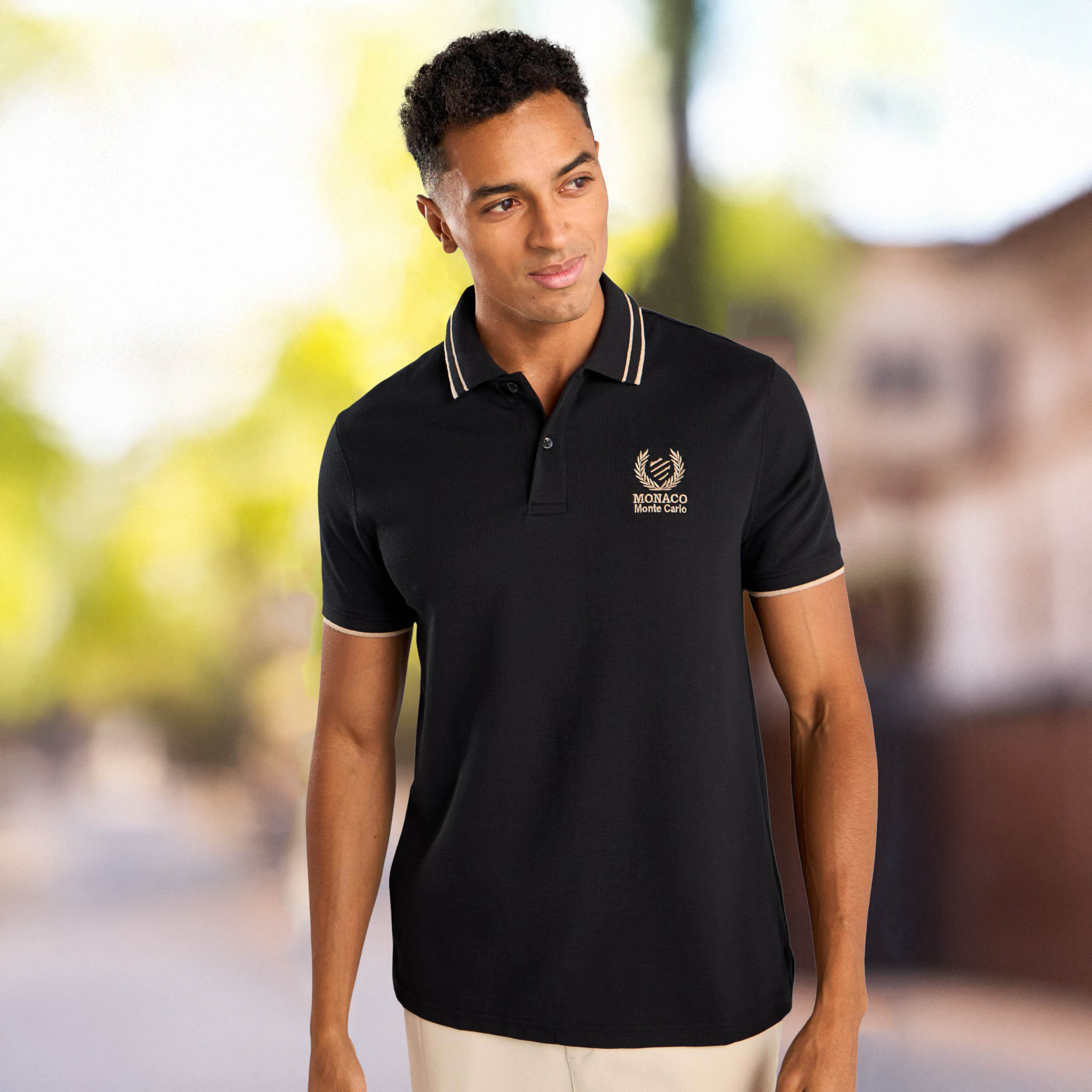 Shop Textured Polo T-shirt Online | Max Kuwait