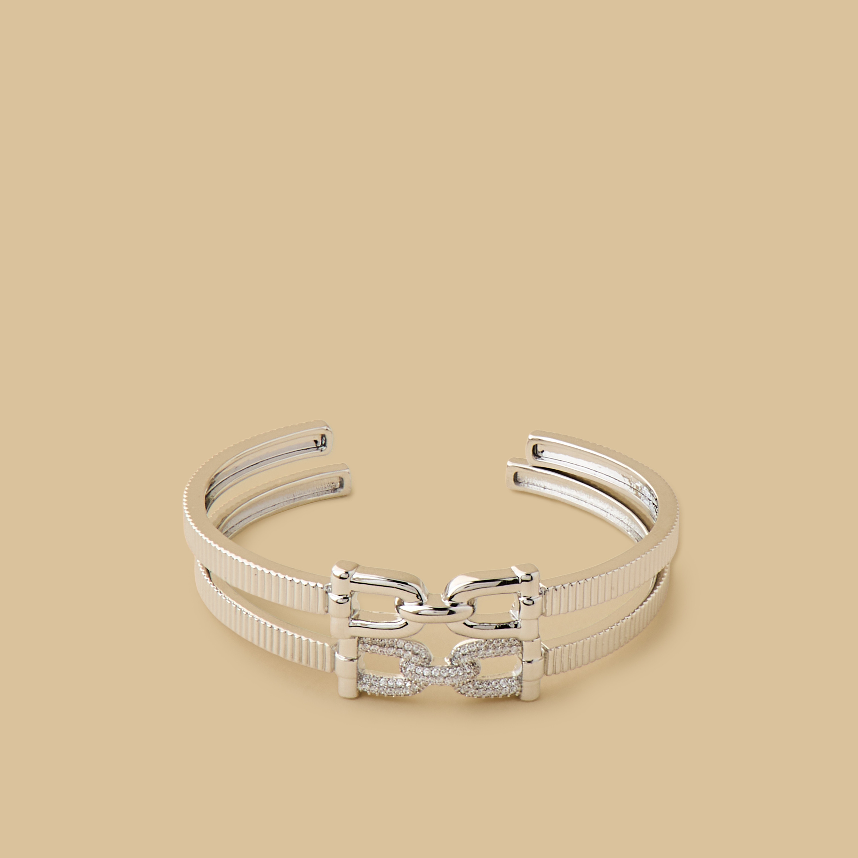 Shop Pack of 2 - Metallic Cuff Bracelet Online | Max UAE