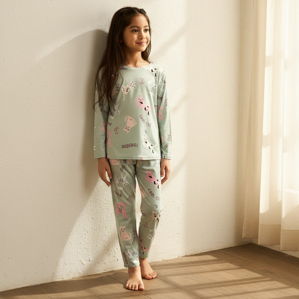 Shop Printed Pyjama Set Online | Max KSA