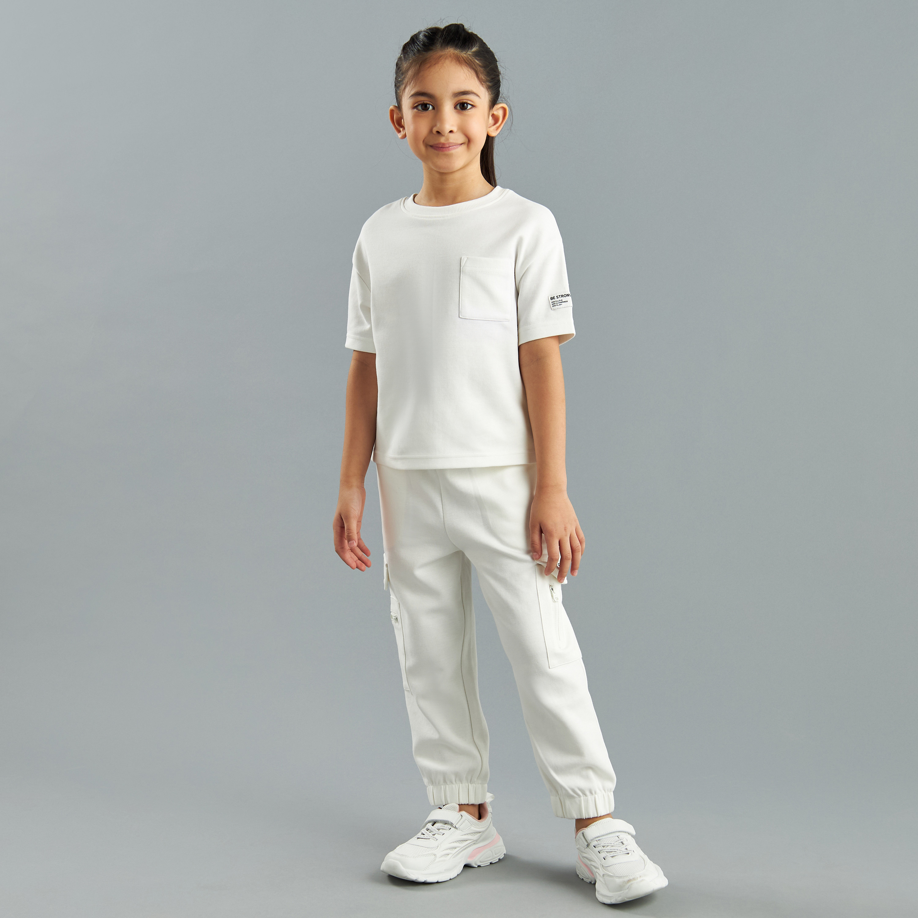 Shop Plain Utility Sweatshirt and Joggers Set Online | Max KSA