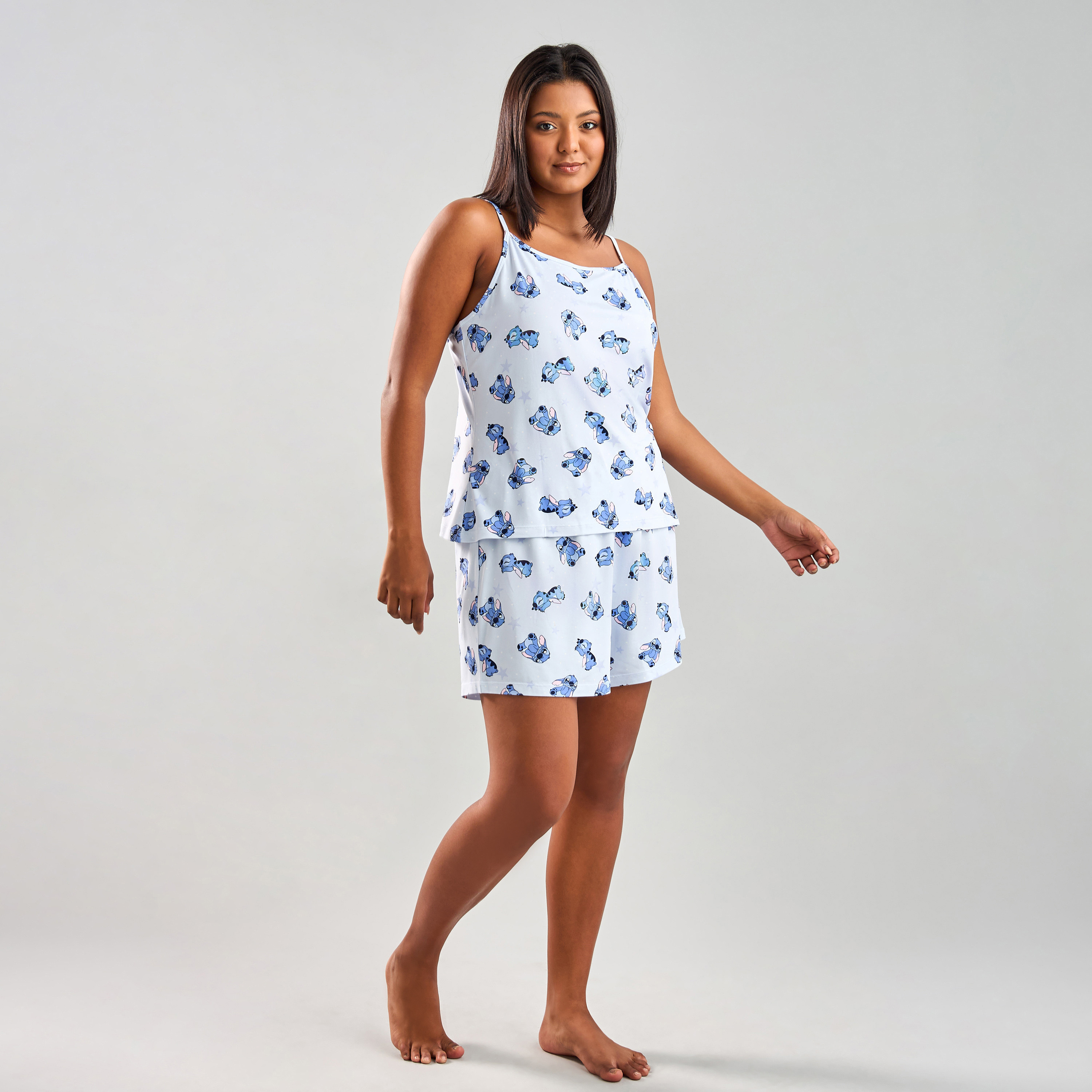 Shop Stitch Print Shorts Set Online | Max Kuwait