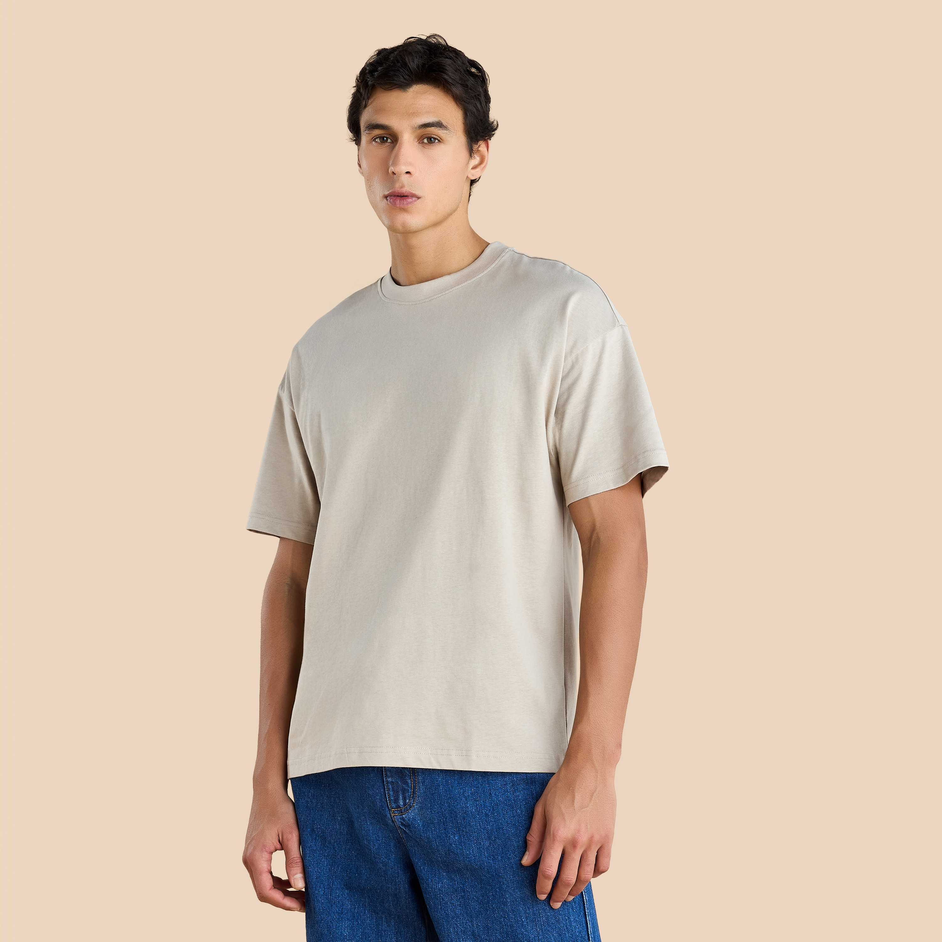 Shop Plain Oversized T-shirt Online | Max KSA