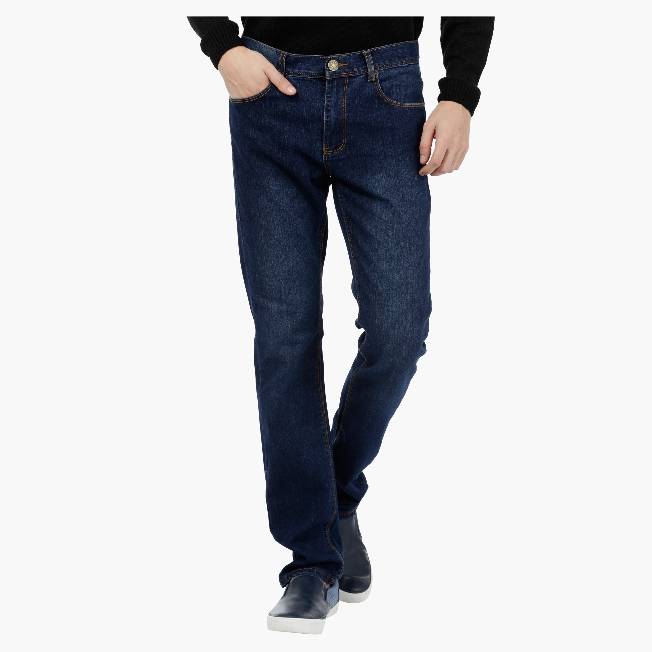 Shop Basic Straight-fit Jeans Online | Max Oman