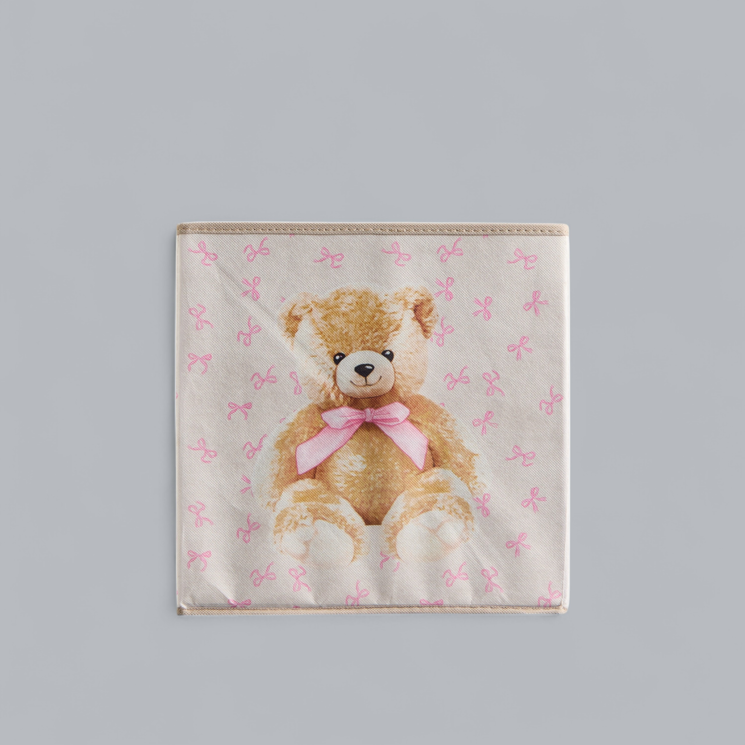Shop Teddy Bear Print Storage Box - 30x30x30 cm Online | Max UAE