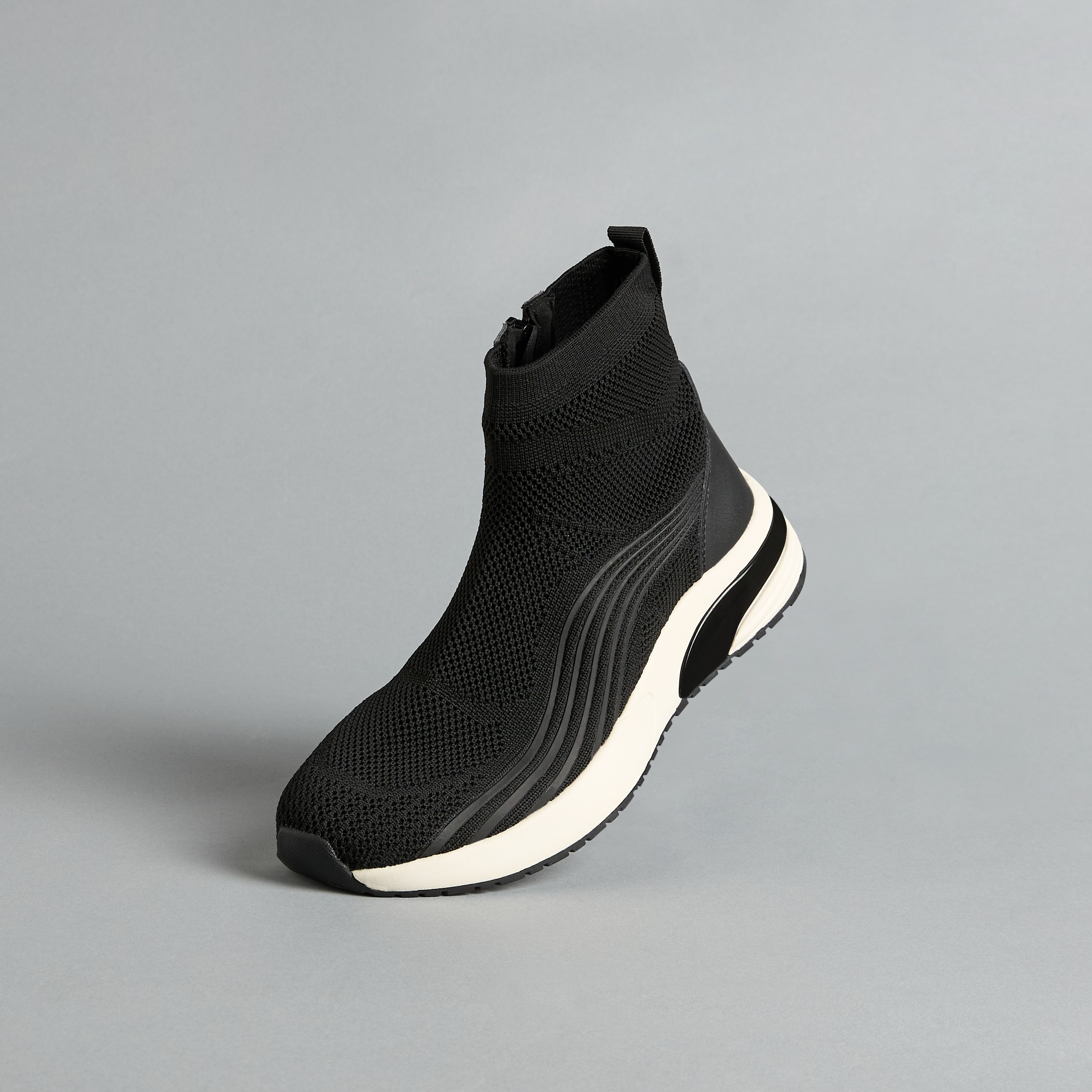 Shop Textured Shoes with Zip Closure Online | Max Qatar