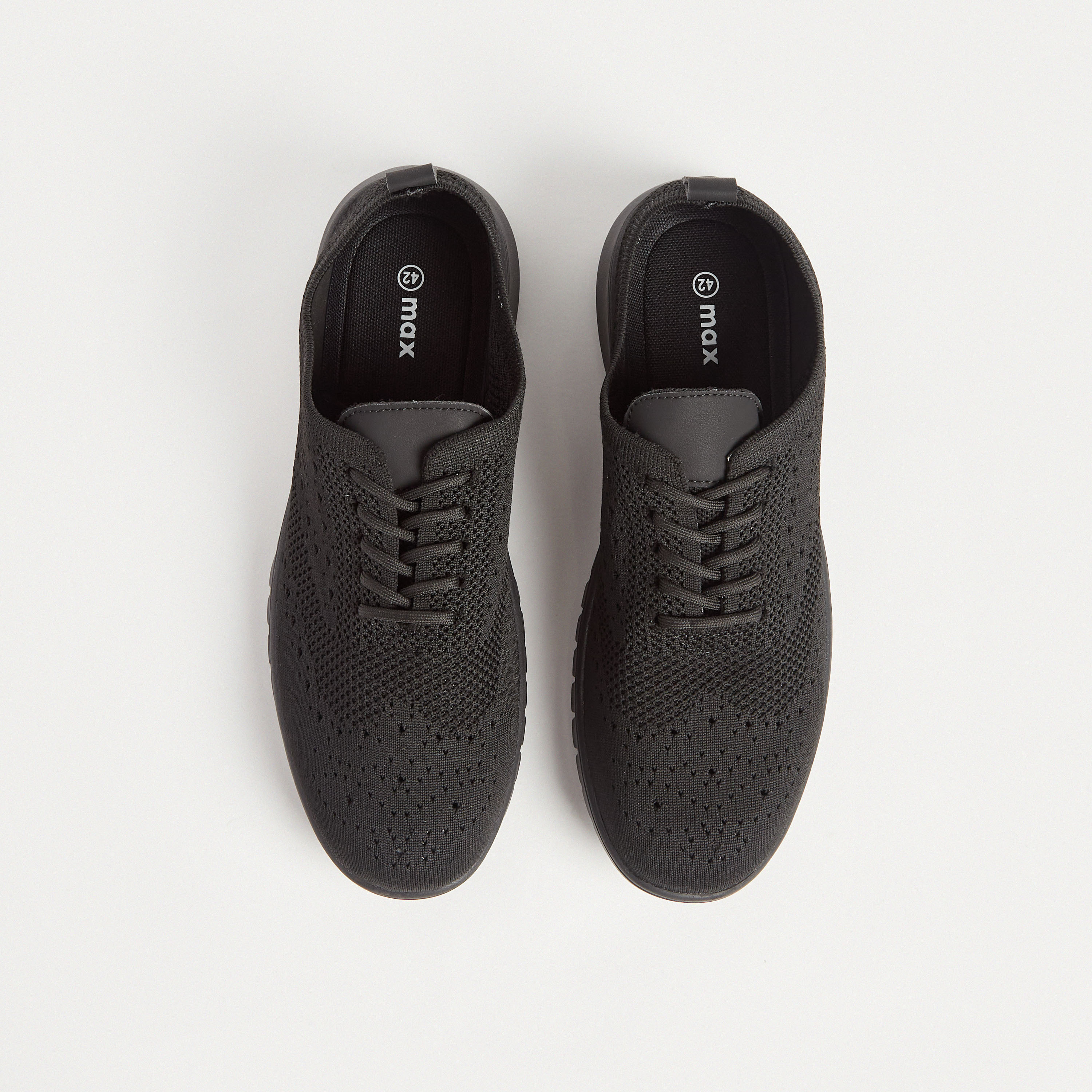 Shop Mesh Sneakers with Lace-Up Closure Online | Max UAE