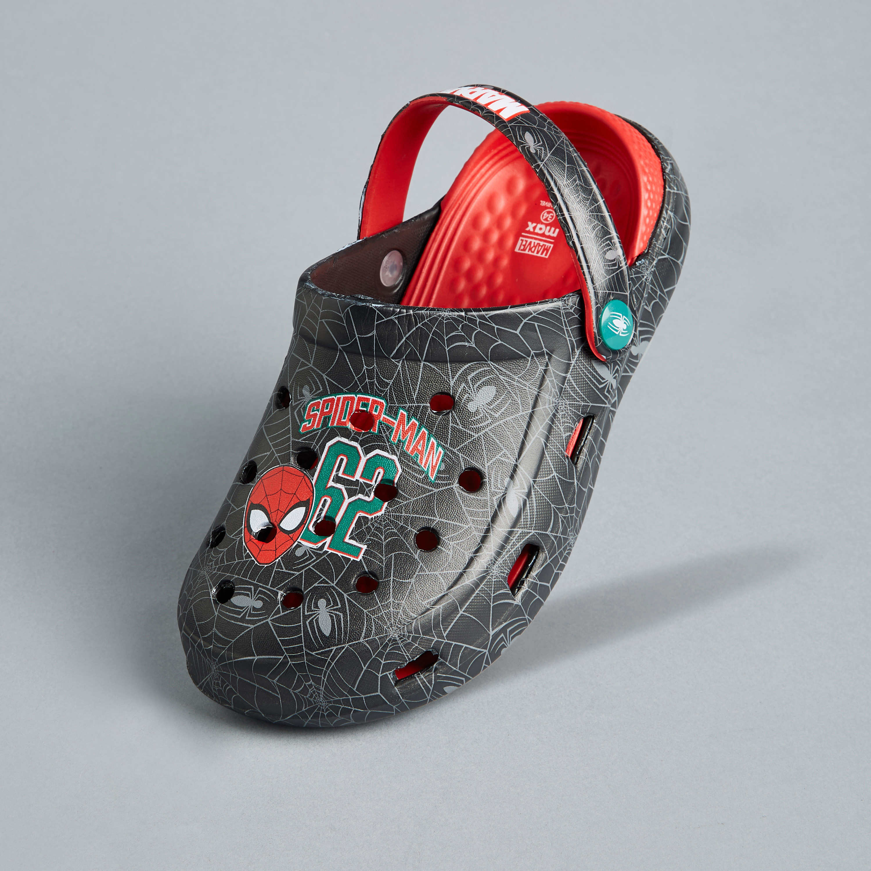 Shop Spider-Man Print Clogs with Backstrap Online | Max Oman
