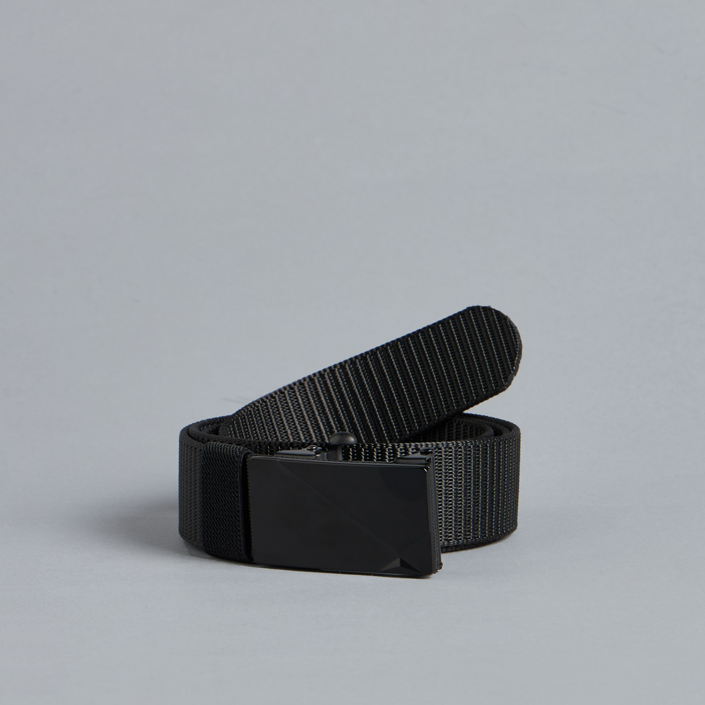 Shop Textured Belt with Buckle Closure Online | Max Qatar
