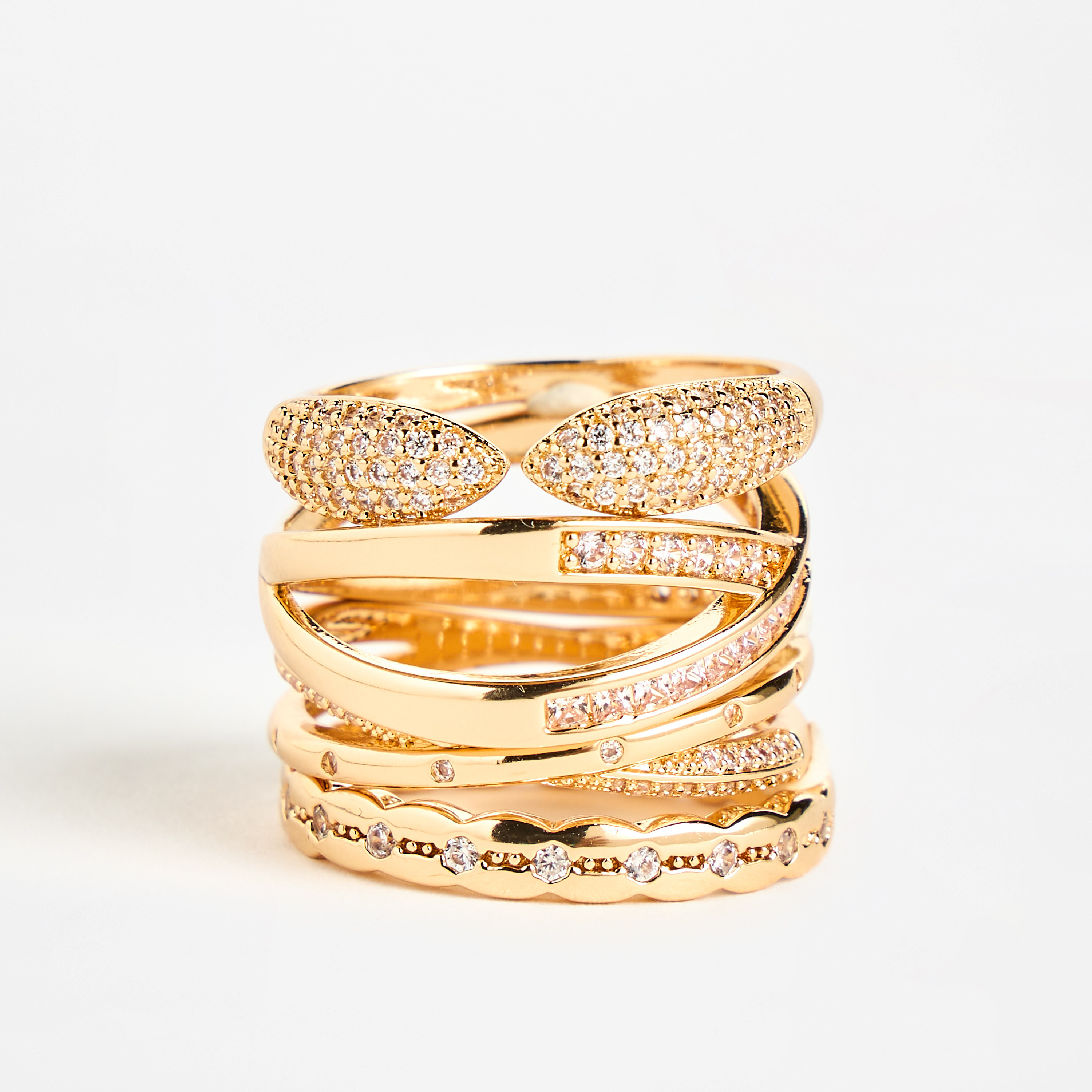 Shop Pack of 4 - Assorted Ring Online | Max KSA
