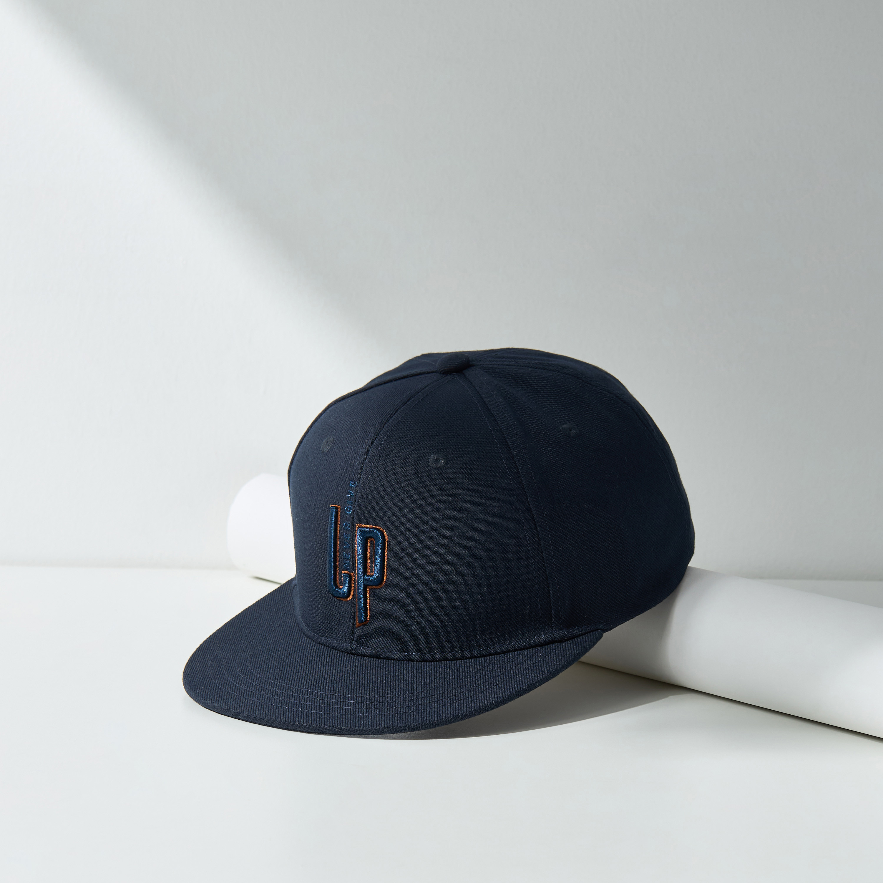 Shop Embroidered Cap with Snap Button Closure Online | Max KSA