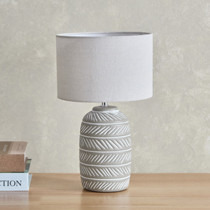 Buy Gletan Ceramic Table Lamp - 15x15x30 cm Online in KSA | Homebox